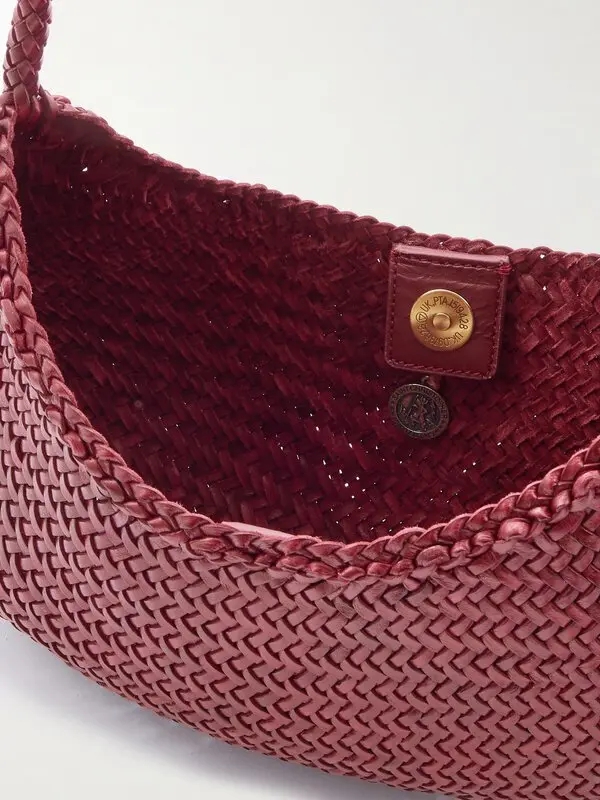 Dragon Diffusion Nova Luna Woven Leather Shoulder Bag