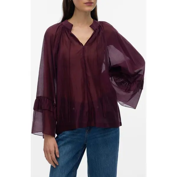Vero Moda Jenna Split Neck Top