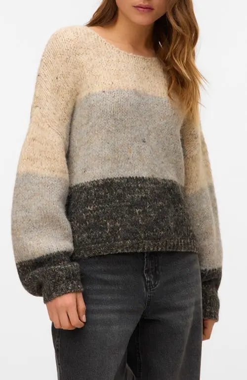 Vero Moda Colorblock Boatneck Sweater