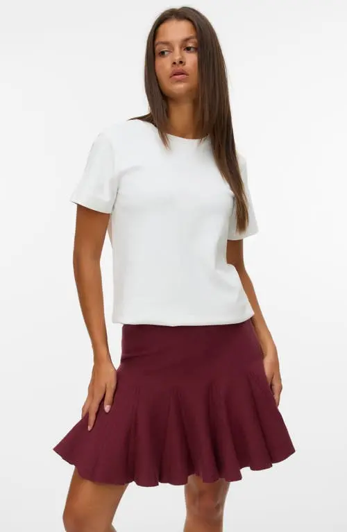 Vero Moda Kristin Flounce Mini Skirt