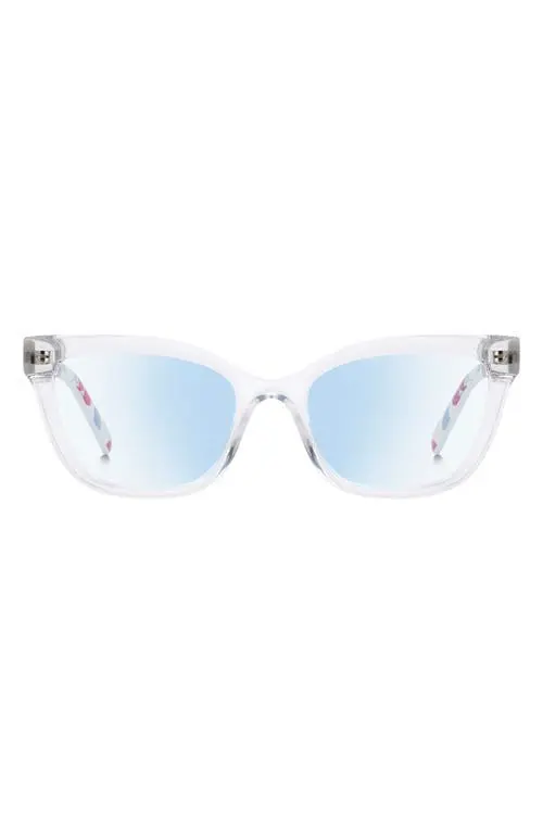 Kate Spade New York Cat Eye Blue Light Blocking Reading Glasses - Crystal
