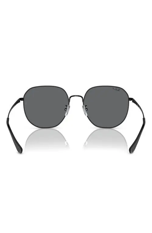 Ray-ban 60mm Polarized Round Sunglasses
