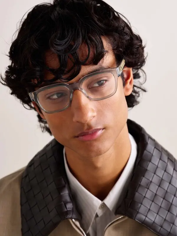 Bottega Veneta D-frame Recycled-acetate And Gold-tone Optical Glasses