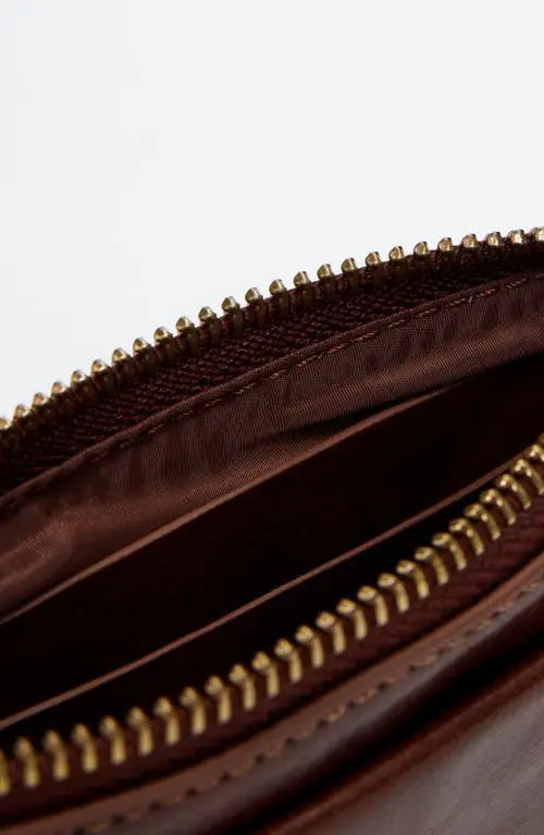 Desigual Faux Leather Zip Wallet