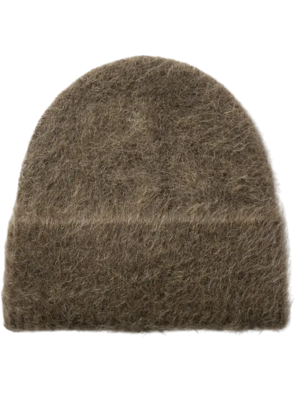 TOTEME Brushed Alpaca-blend Beanie - Green