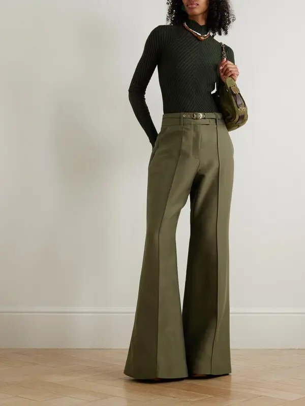 Zimmermann Rebellion Belted Flared Pants