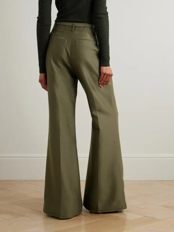 Zimmermann Rebellion Belted Flared Pants
