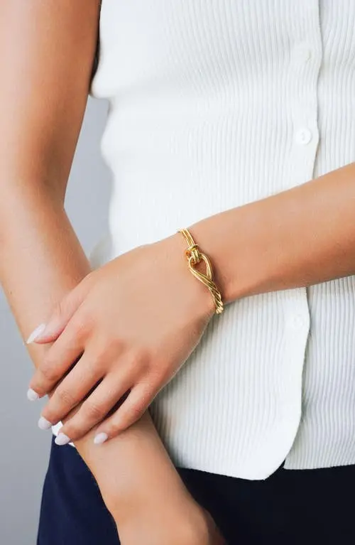 MARLYN SCHIFF Victoria Twist Cuff Bracelet