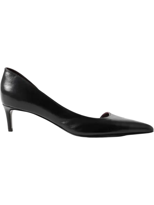 Khaite Jett Leather Pumps - Black