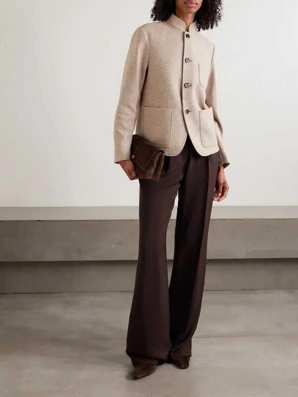 Loro Piana Mini Spagna Cashmere-blend Jacket - Neutrals