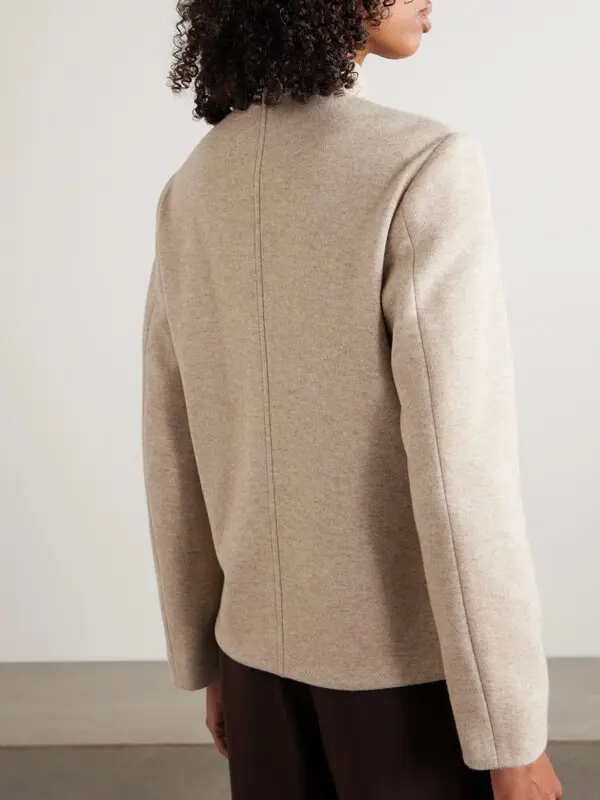 Loro Piana Mini Spagna Cashmere-blend Jacket - Neutrals