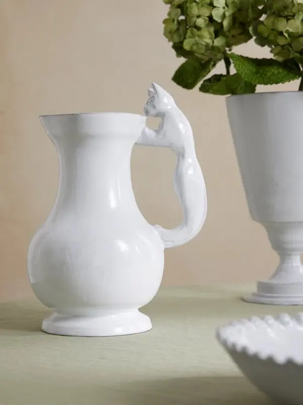 ASTIER DE VILLATTE Setsuko Cat Ceramic Pitcher