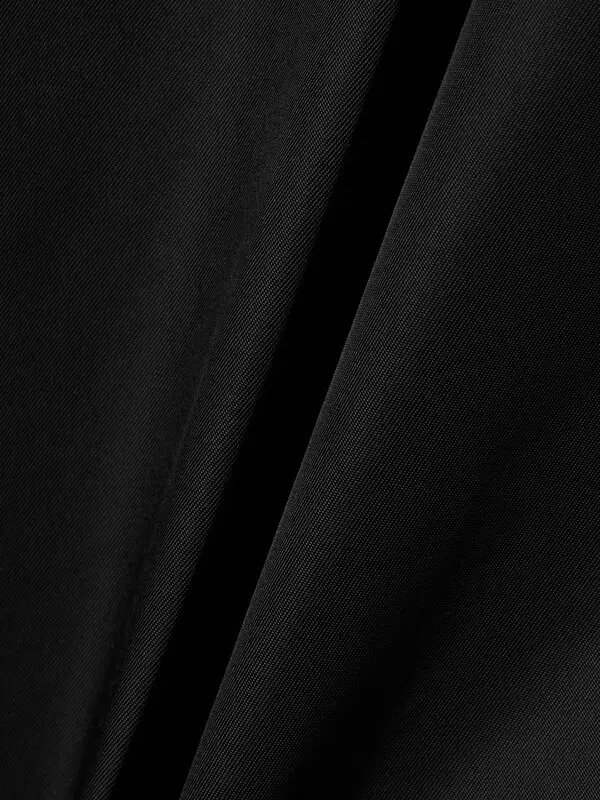 Alaïa Taffeta Pleated Tapered Trousers