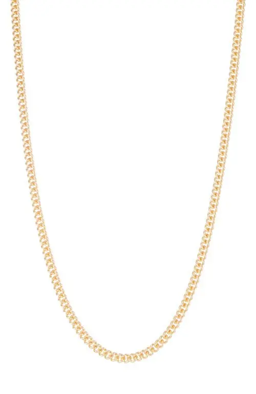 FUZION CREATIONS 14k Gold Fill Curb Chain Necklace - Yellow