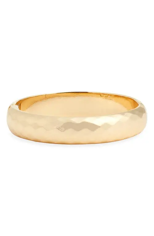 Nordstrom Hammered Hinge Bangle - Gold