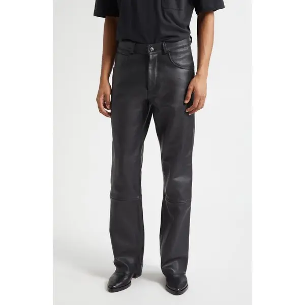 MIDNIGHT RODEO Mr Leather Flare Leg Pants