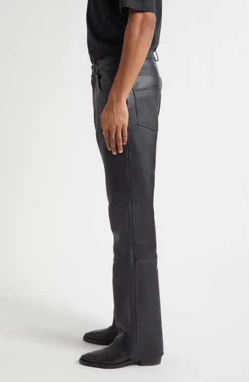 MIDNIGHT RODEO Mr Leather Flare Leg Pants