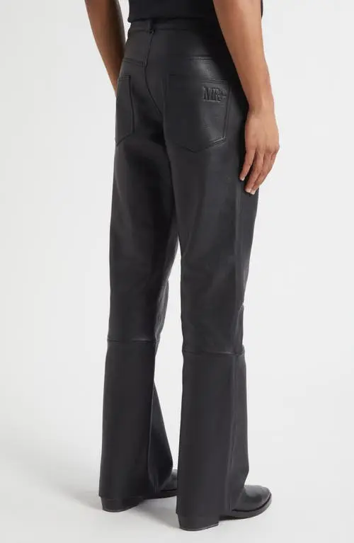 MIDNIGHT RODEO Mr Leather Flare Leg Pants