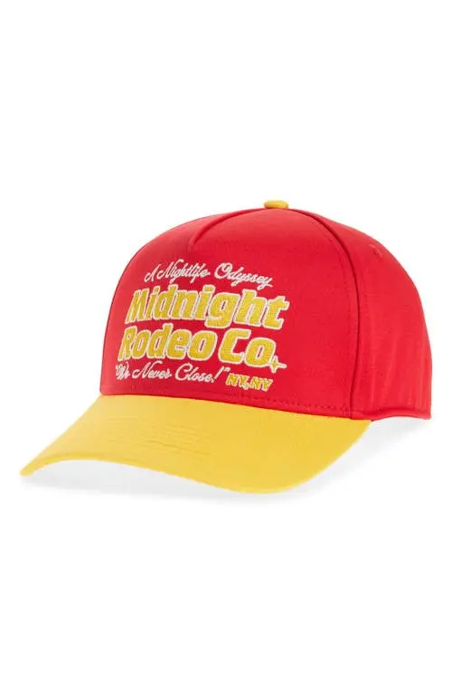 MIDNIGHT RODEO Nightlife Odyssey Trucker Hat - Red