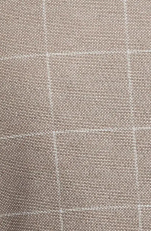 DANIEL HECHTER Windowpane Check Knit Sport Coat - Tan