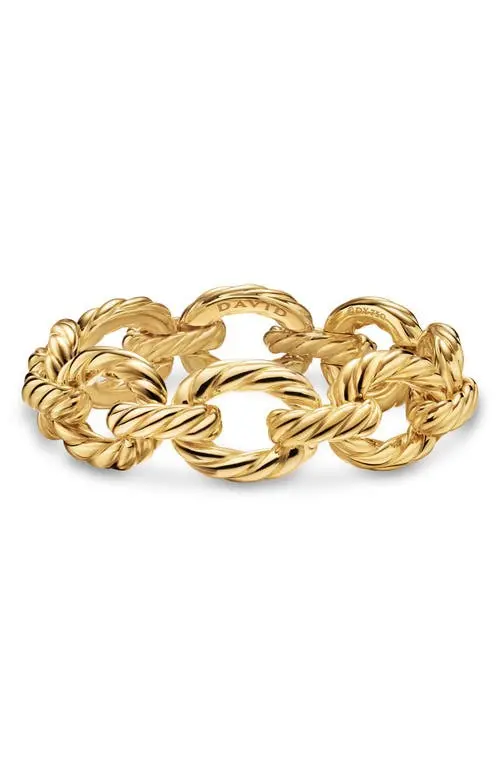 David Yurman Sculpted Cable Oval Link Bracelet
