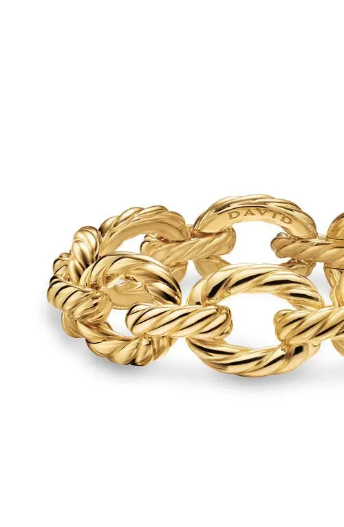 David Yurman Sculpted Cable Oval Link Bracelet