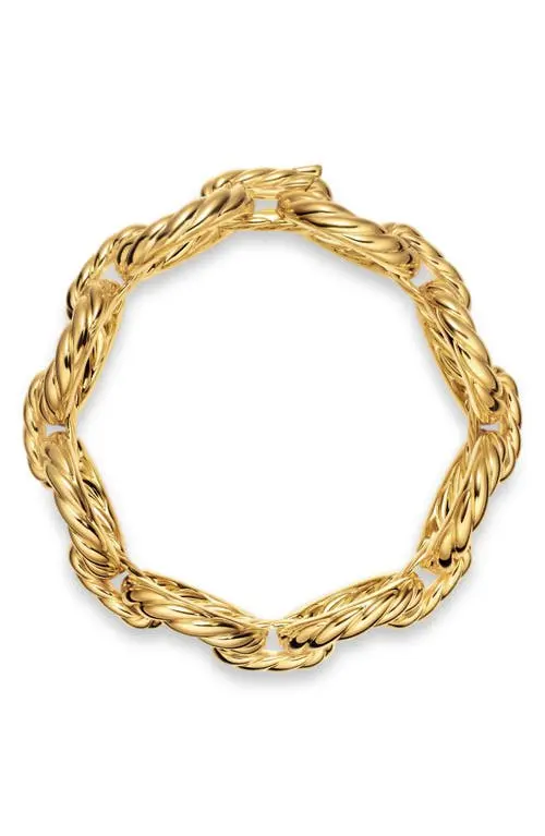 David Yurman Sculpted Cable Oval Link Bracelet