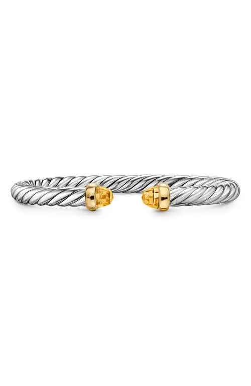 David Yurman Cablespira® Flex Cuff Bracelet - Citrine