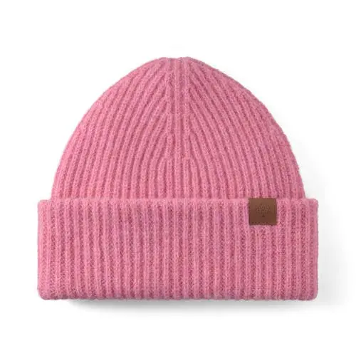 Mulberry Chunky Ribbed Beanie - Rhubarb