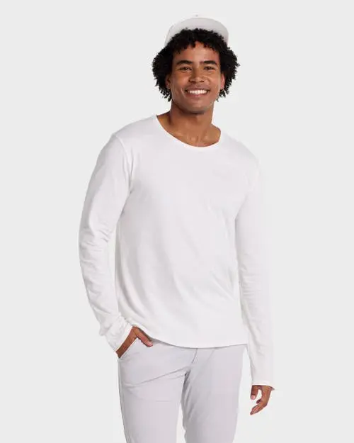 BLANCO CLOTHING Perfect T-shirt Supimalong Sleeve - White