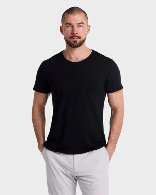 BLANCO CLOTHING Scoop T-shirt Supima - Black