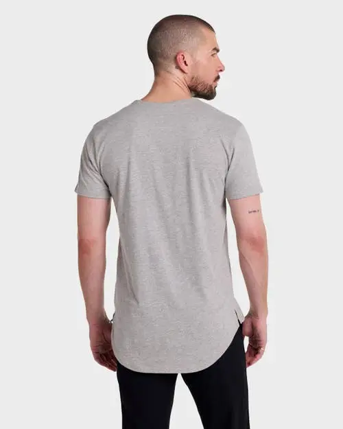 BLANCO CLOTHING Scoop T-shirt Supima - Heather Grey