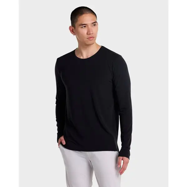 BLANCO CLOTHING Perfect T-shirt Super Softlong Sleeve - Black
