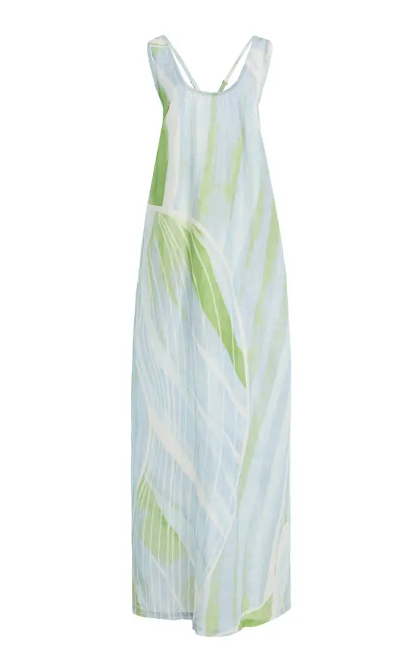 Significant Other Giorgie Linen-blend Maxi Dress - Multi