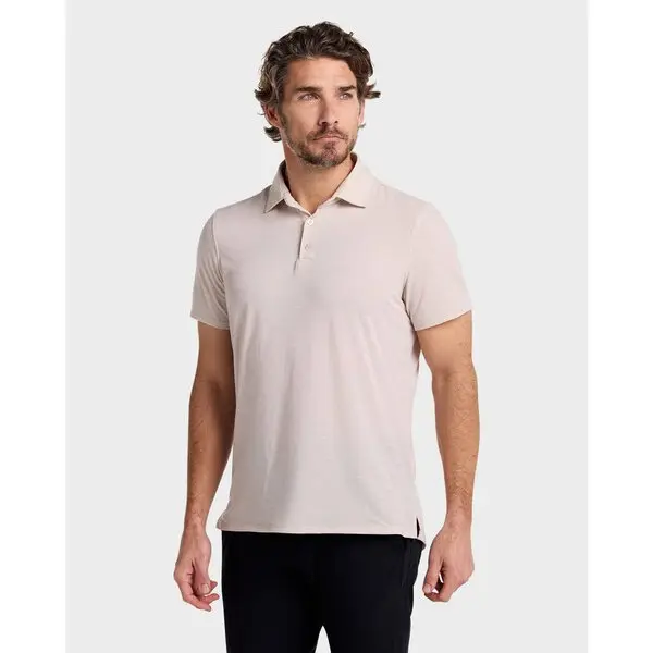 BLANCO CLOTHING Perfect Polo Super Soft - Wheat