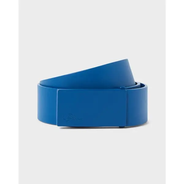 BLANCO CLOTHING Leather Belt With Fit Buckle - Blanco Blue