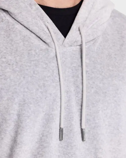 BLANCO CLOTHING Velour Hoodie - Grey