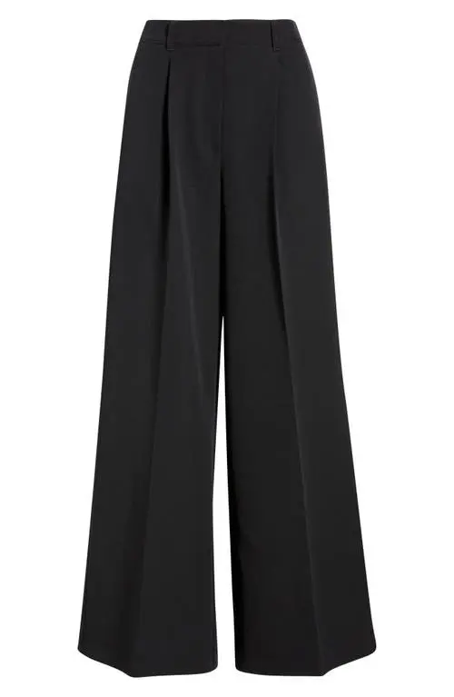 Hugo Boss Tiwi Pleated Wide Leg Trousers
