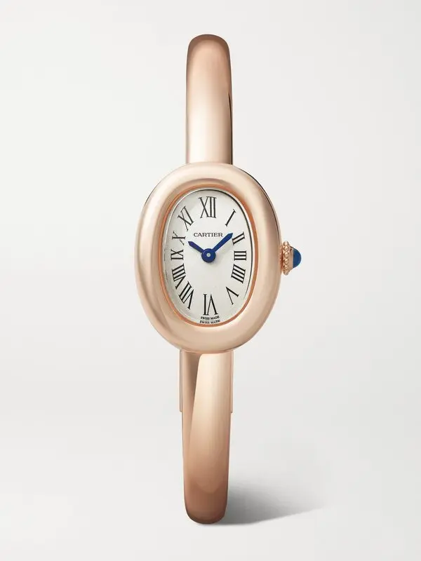 CARTIER Baignoire 18.7mm Mini 18-karat Rose Watch - Gold