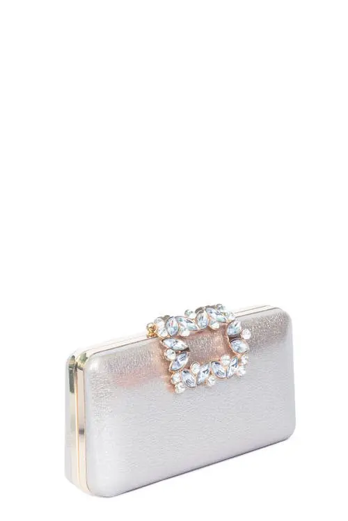 LAUREN LORRAINE Rectangular Embellished Clutch