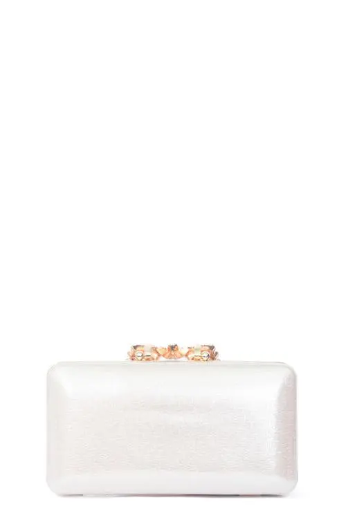 LAUREN LORRAINE Rectangular Embellished Clutch