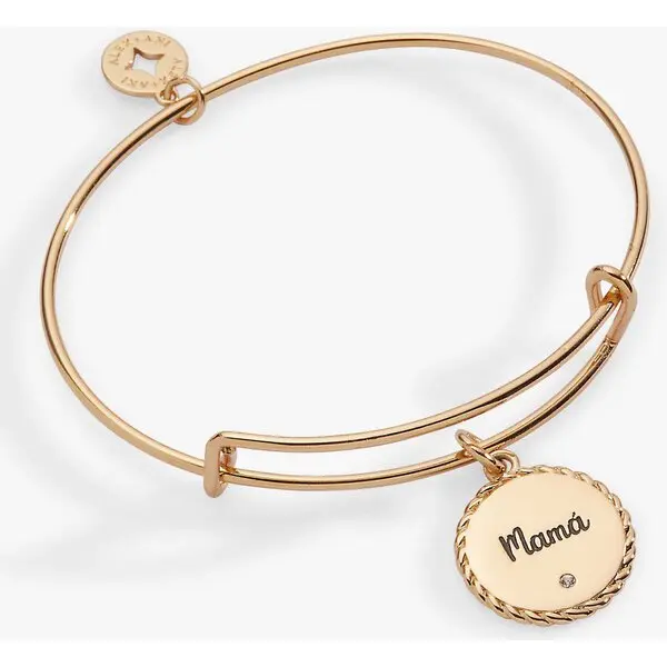 ALEX AND ANI Mamá Charm Bangle Bracelet