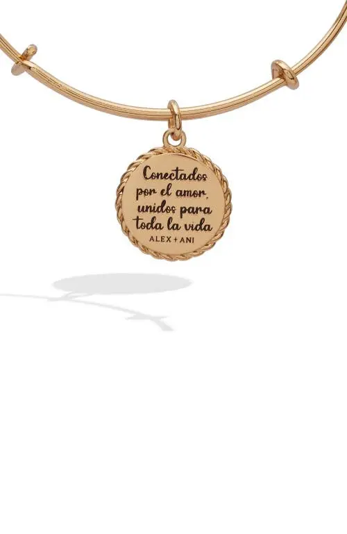 ALEX AND ANI Mamá Charm Bangle Bracelet
