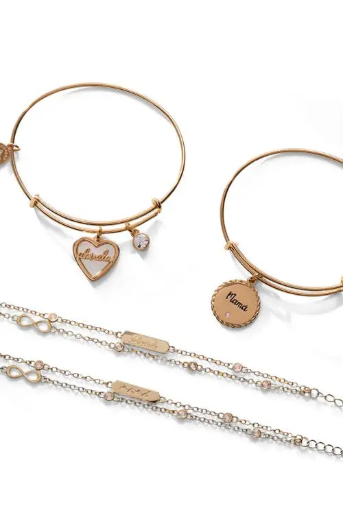 ALEX AND ANI Mamá Charm Bangle Bracelet