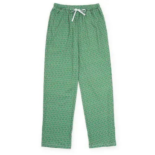 LILA AND HAYES Printed Hangout Pant - Candy Cane Lane