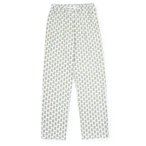 LILA AND HAYES Printed Hangout Pant - Under The Christmas Tree