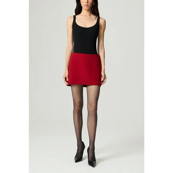 NOCTURNE Clean-front Mini Skort - Red
