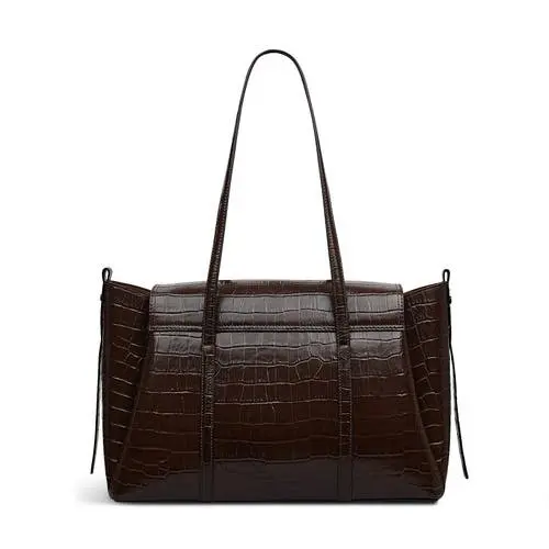 RADLEY The Chancery Faux Croc Flapover Shoulder Bag