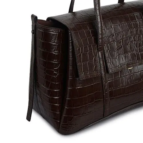 RADLEY The Chancery Faux Croc Flapover Shoulder Bag