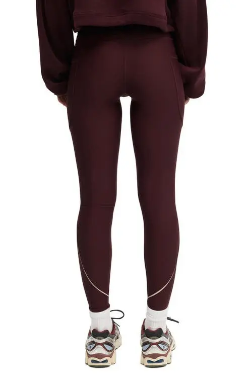 Cotton:on Fleece Lined Full Length Tight - Cherry Ripe Allspice
